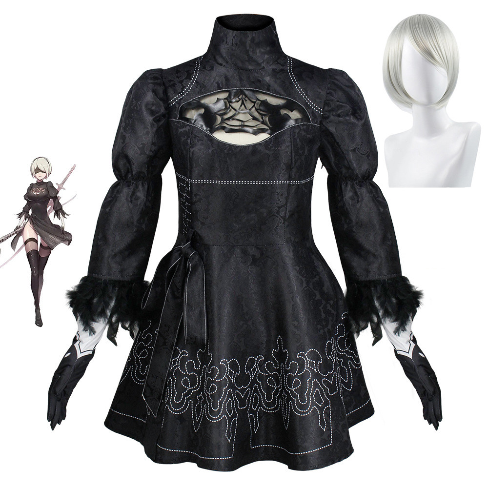 § Nier Automata Cosplay Costume Yorha 2B Sexy Outfit Games Suit Women ...