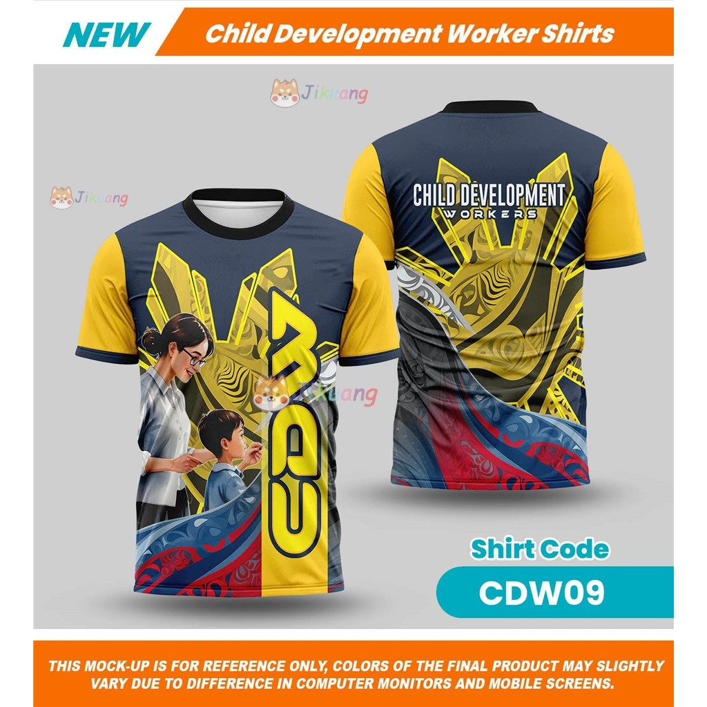CDW CHILD DEVELOPMENT WORKERS Jersey Dryfit Shirt - Full Sublimation ...