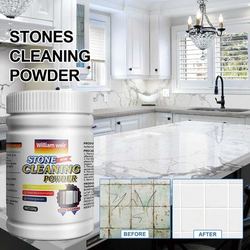 Stone cleaning powder Water stain remover Deep clean Stain removal ...