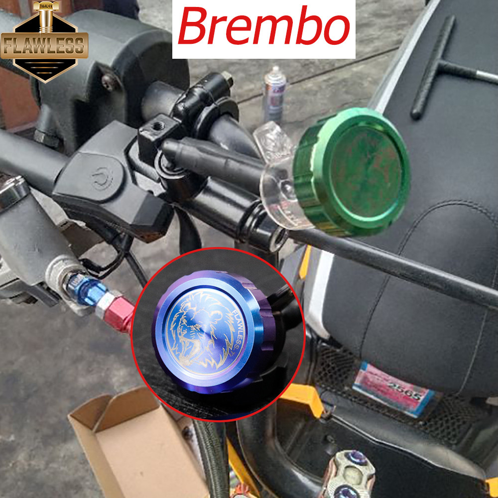 Flawlessti Titanium fuel tank cap for Brembo RCS CC RCS Gr5 Forza 350 ...