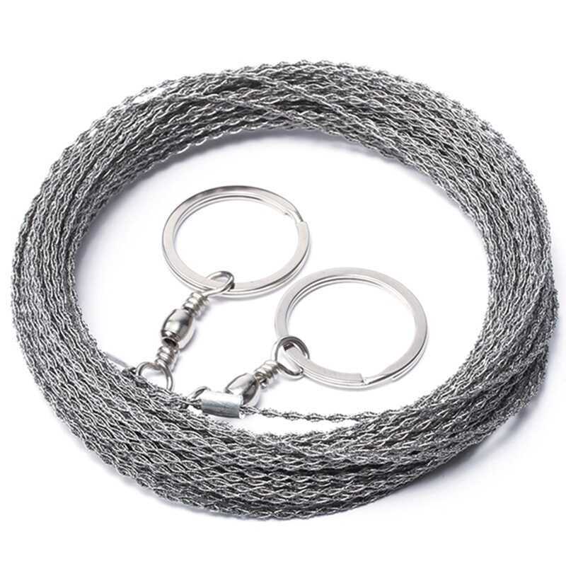 Survival Hand Pocket Steel Chain Wire Camping For Outdoor Emergency ...