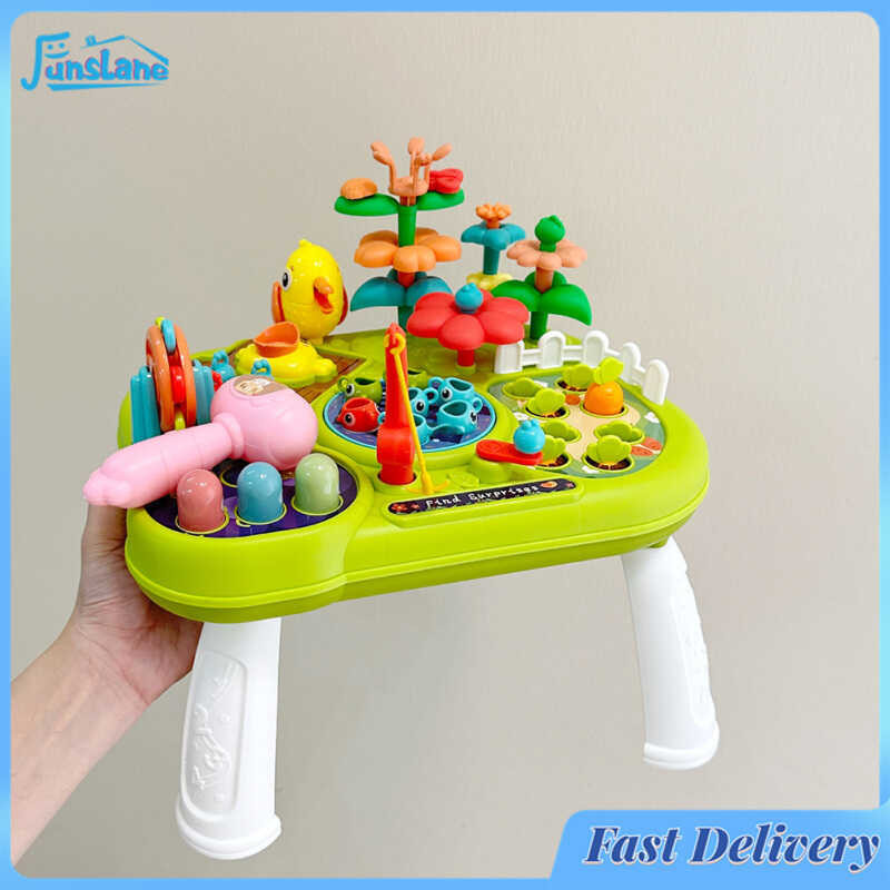 FunsLane Baby Activities Table Toys Creative Multi-functional Game ...