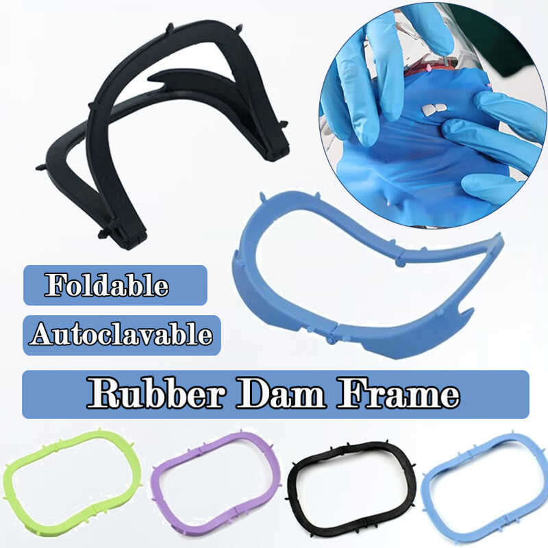 Foldable Autoclavable Frame Plastic Rubber Dam Sheets Bracket Holder ...