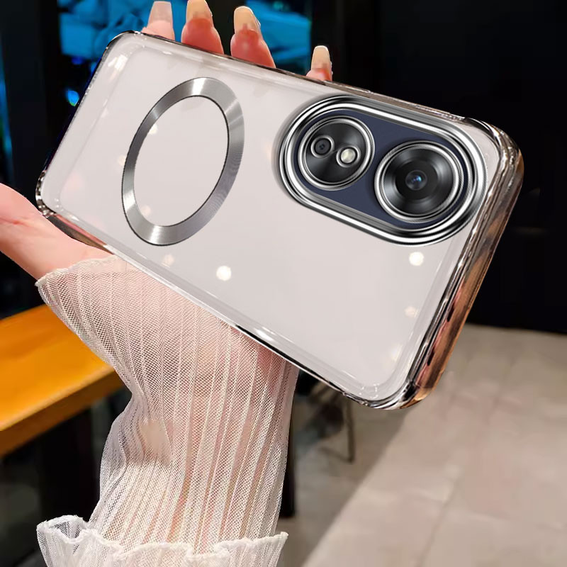 Casing xiaomi poco c40 Phone case Soft gold border transparent bumper ...