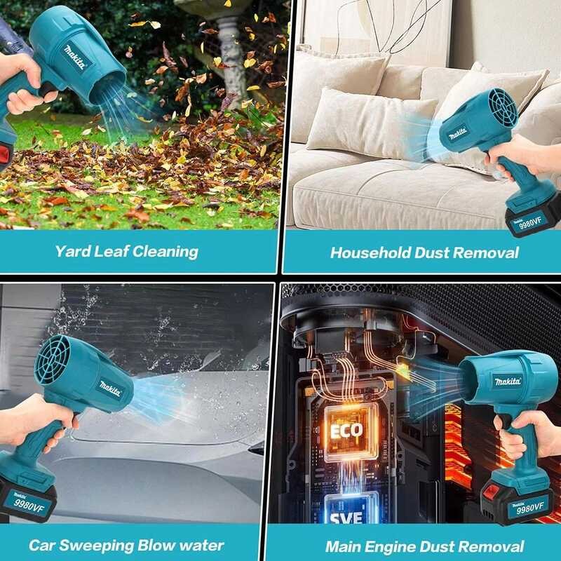 Fan Turbo Leaf High Power Strong Wind Violent Fan Portable Handheld ...