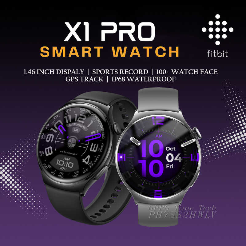 Fitbit X1 Pro Ip68 Waterproof Smart Touch Screen 1.46 Inch Display ...