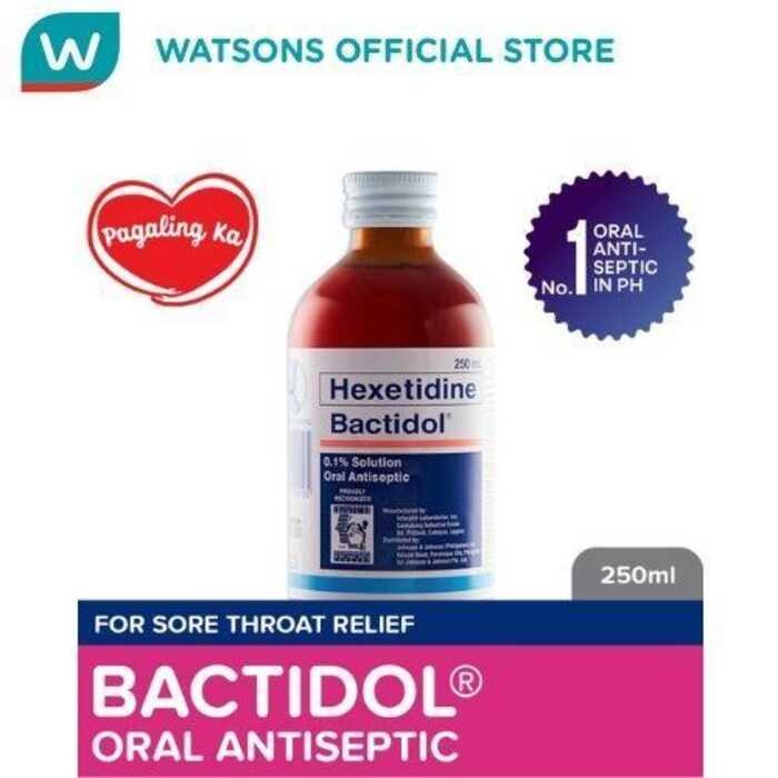 BACTIDOL Oral Antiseptic 250Ml | Shopee Philippines