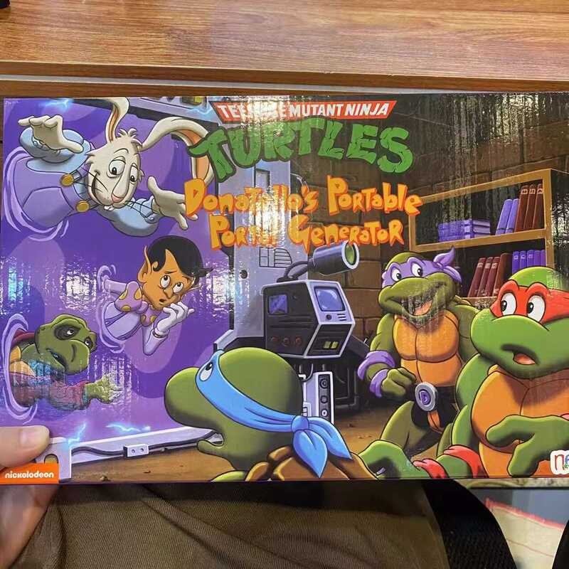 Official NECA 54286 Teenage Mutant Ninja Turtles Time Portal 7Inch Action Figure Compatible ...