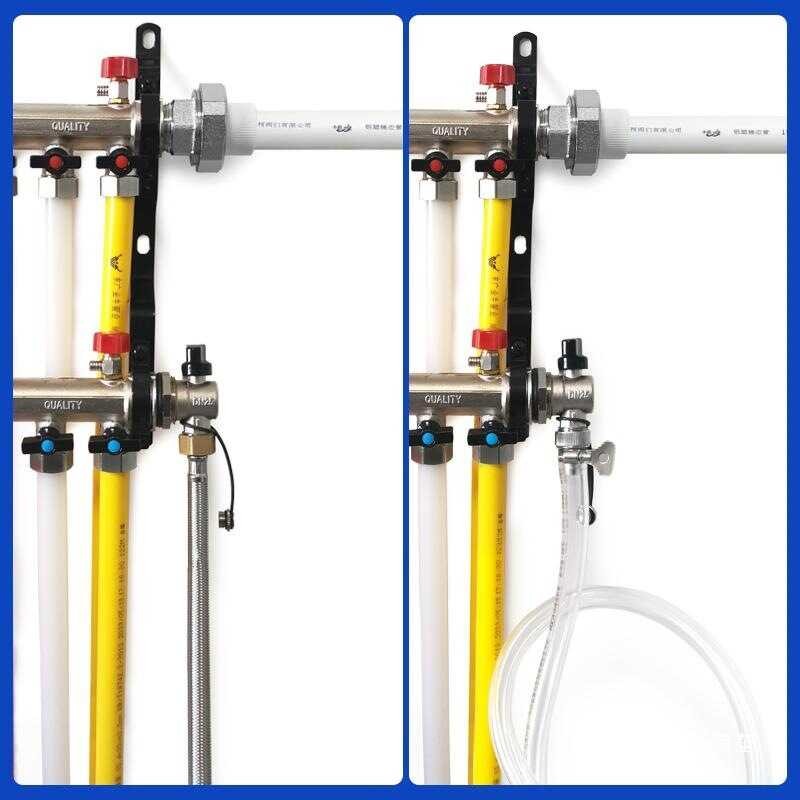 Manifold Underfloor Heating Water Release Valve Drain Pipe Exhaust High ...