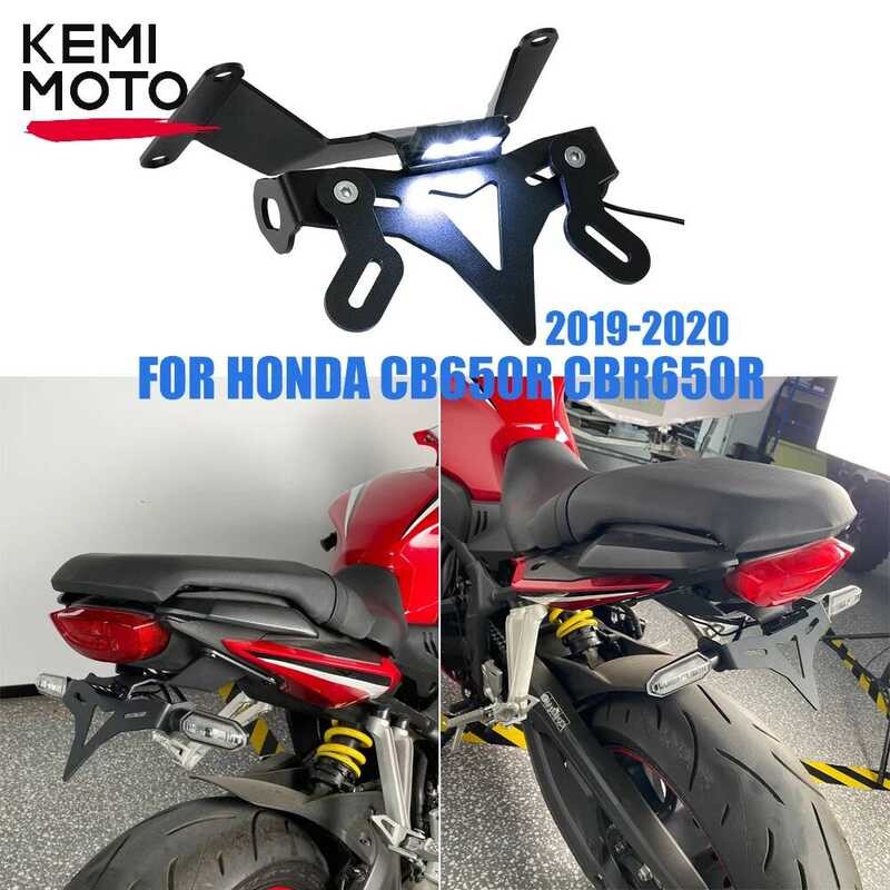Cbr650r 4 2019 Cc 2020 Nse Plate Holder With LED Light Rear Frame ...