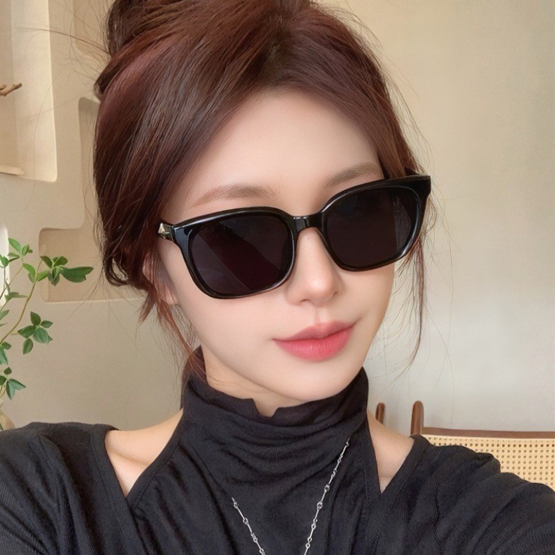 New Metal Sunglasses Women Internet Celebrity Sunglasses Star Legs ...