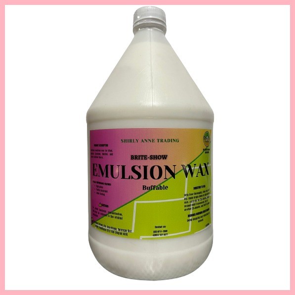 Bright-Show (Buffable Emulsion Wax 1-gallon) | Shopee Philippines