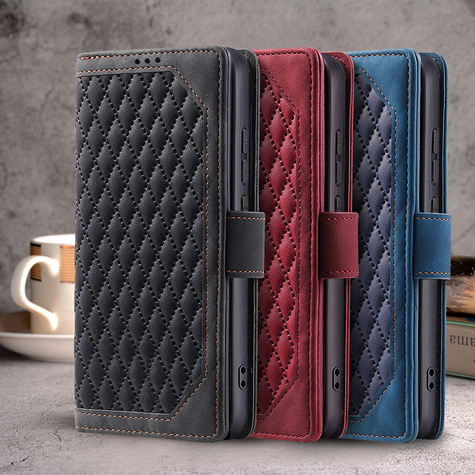 Wallet Magnetic Flip With Card Slot Kickstand Leather Case For Xiaomi ...