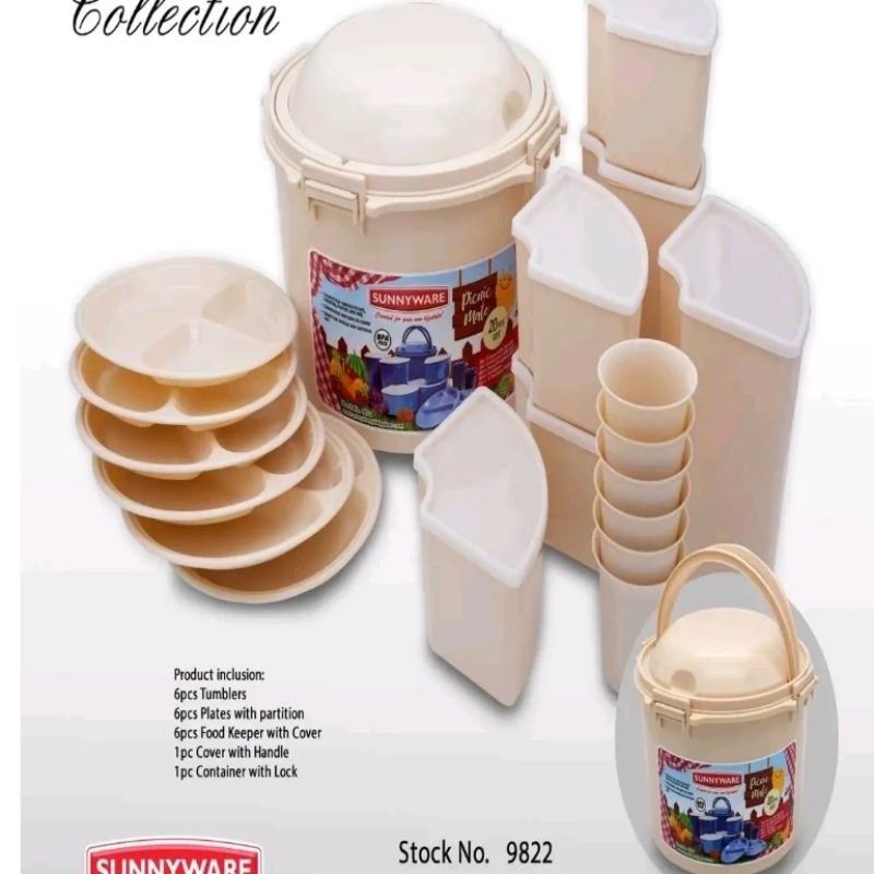 20pieces Set Picnic Mate Sunnyware | Shopee Philippines