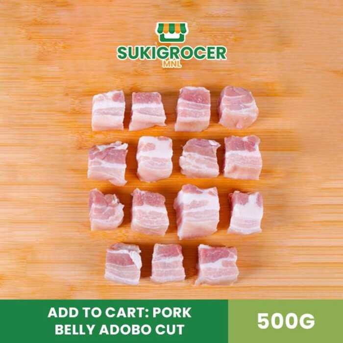 Pork Belly Adobo Cut 500G CWY Ddb | Shopee Philippines