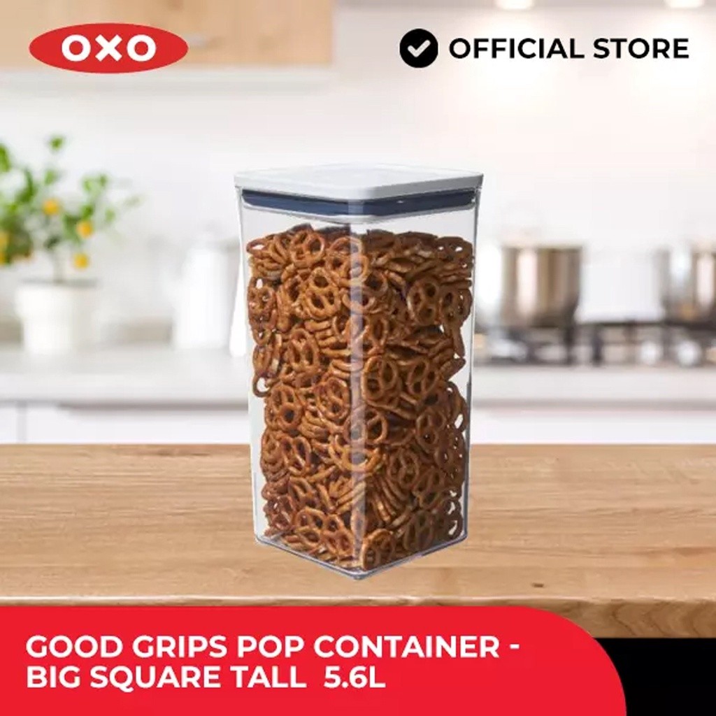 ♞OXO Houseware Good Grips POP Container - Big Square - 5.6L | Shopee Philippines