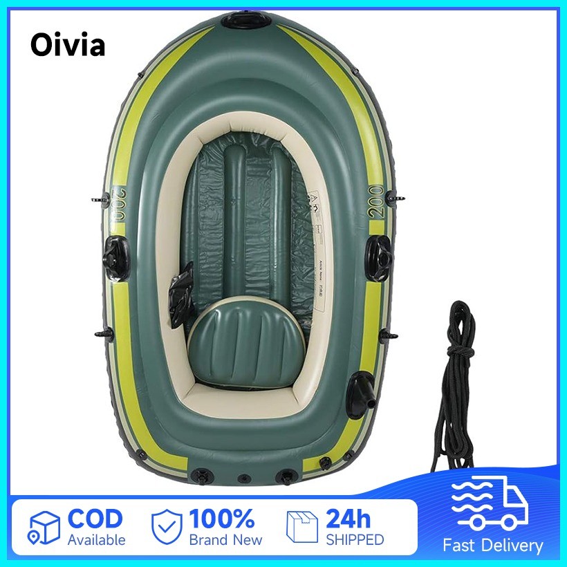 Oivia Inflatable Kayak Boat For Adult Inflatable Boat Single Kayak ...