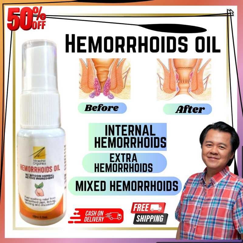 Original COD Hemorrhoids Oil With Bitoon Herbal Gamot Sa Almoranas No ...