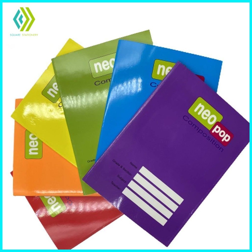 Square Stationery Neopop Spiral Notebook w/ Multiplication & Division ...