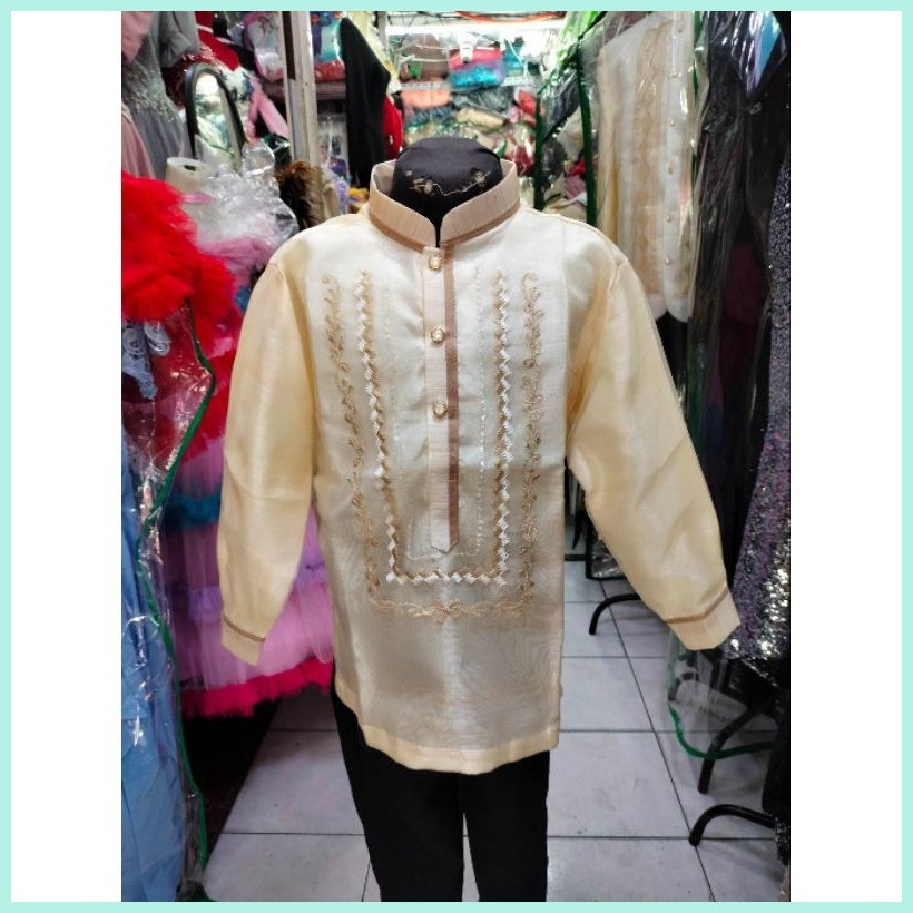 barong Tagalog for kids with lining assorted burda | Shopee Philippines
