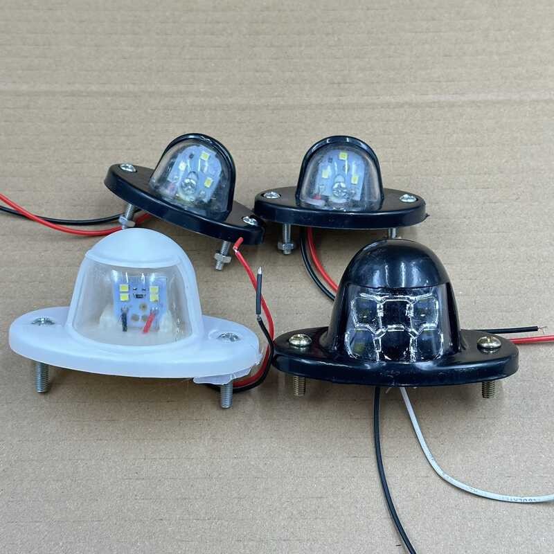24V License Plate Light LED Waterproof Super Bright Modified License ...