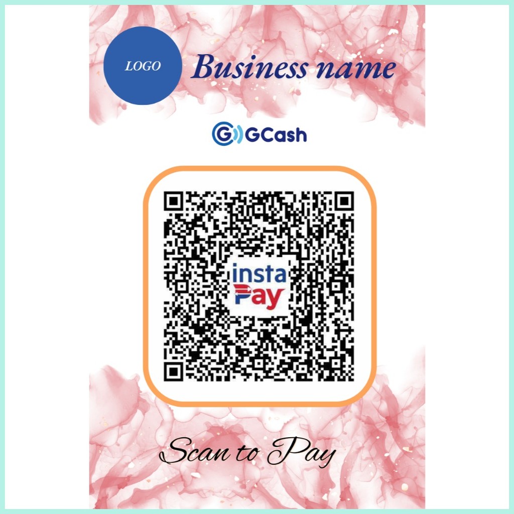 QR Code Stands- High Quality Acrylic QR Standees for Gcash, BDO, BPI ...