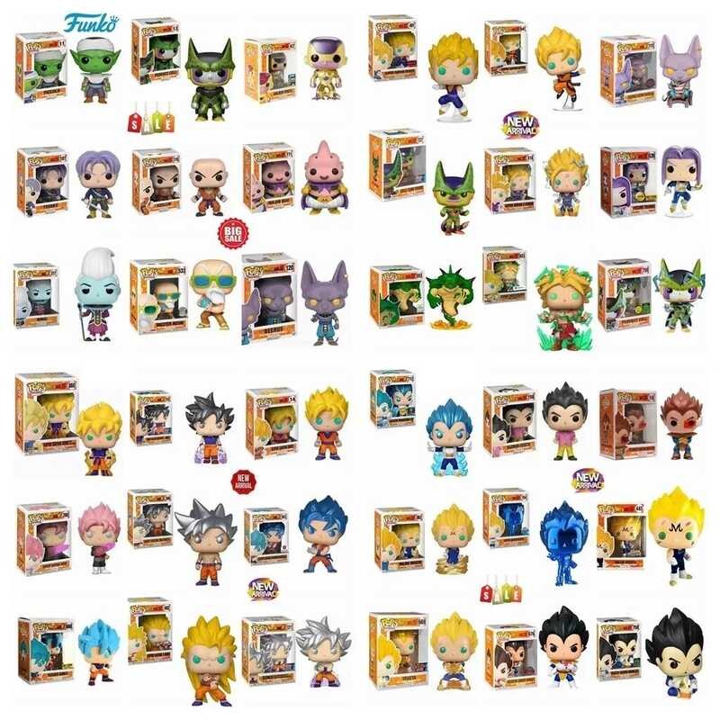 Pop Funko Dragon Ball Z New Full Patterns Goku Vegeta GOHAN 518 PORUNGA ...