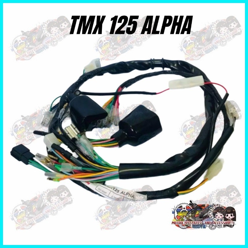 LJ Motorcycle Wire Harness Tmx 125 alpha / Xrm110 / Xrm125 / Tmx CDI ...