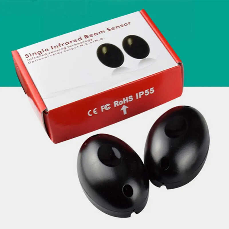 12V Infrared Sensor Kit Gate Outdoor Photocell IR Beam Safety Sensors ...