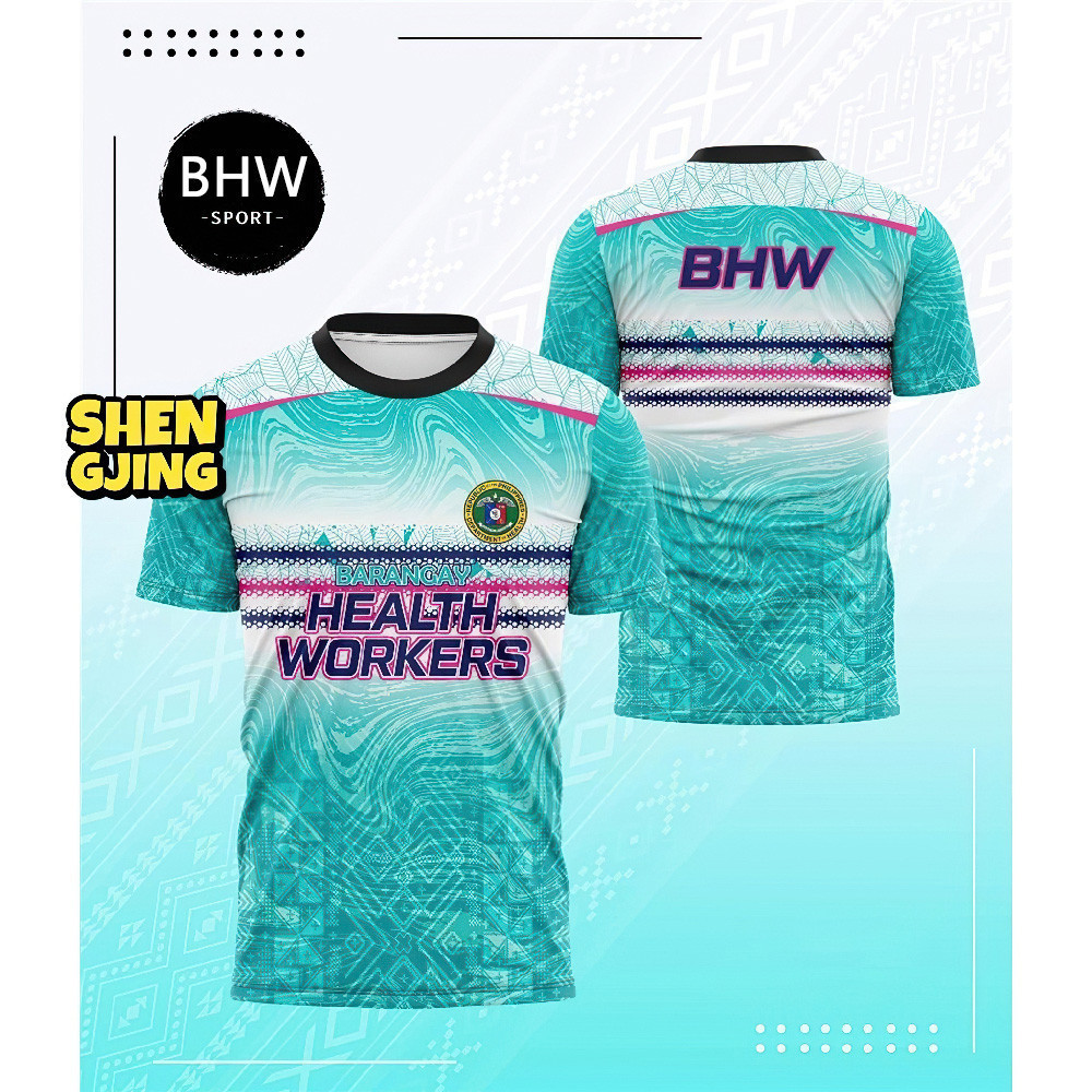 BHW 2024 Hospital Medical Uniform T-shirt Unisex Uniform T-shirt Top ...