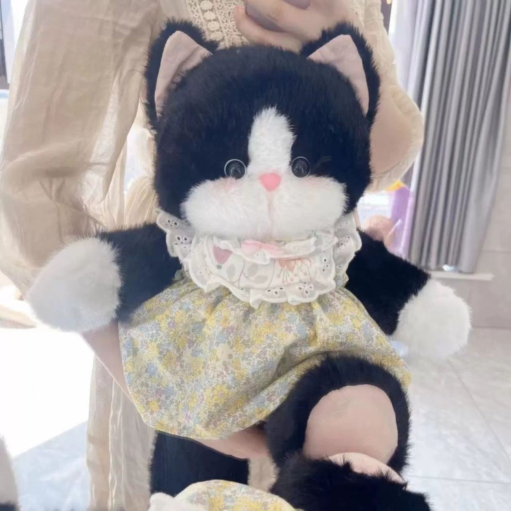 Douyin Imitation Mink Cat Plush Toy Doll Cute Cat Ragdoll Doll Birthday ...