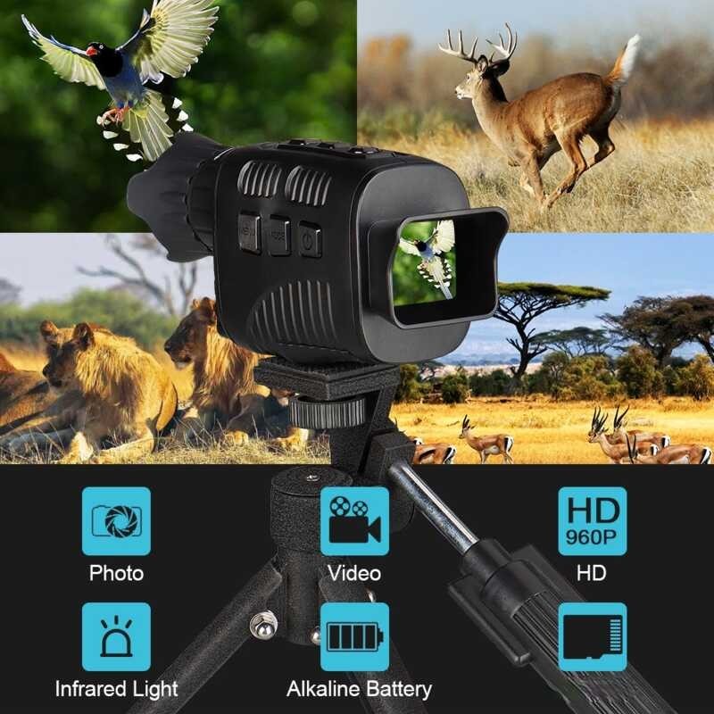 Bekintek Handheld Night Vision Monocular Optics Telescope Infred NVG ...