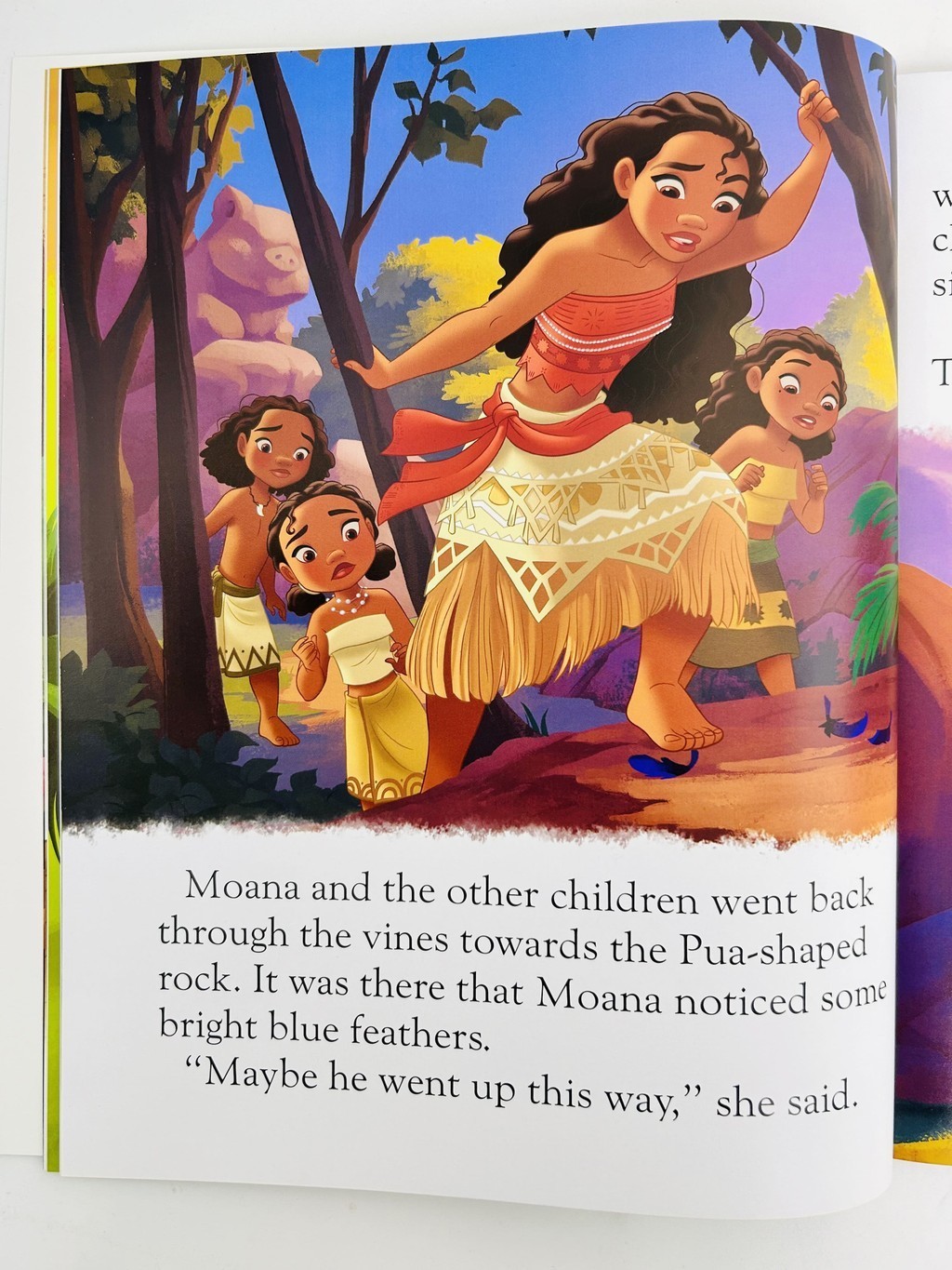 Disney Princess A Day With Moana Picture Story Book For Kids Easy To ...
