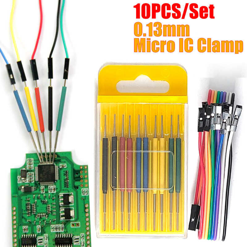 10X Universal Chip Micro Clamp SOP SOIC TSOP MSOP SSOP SMD IC Test Clip ...