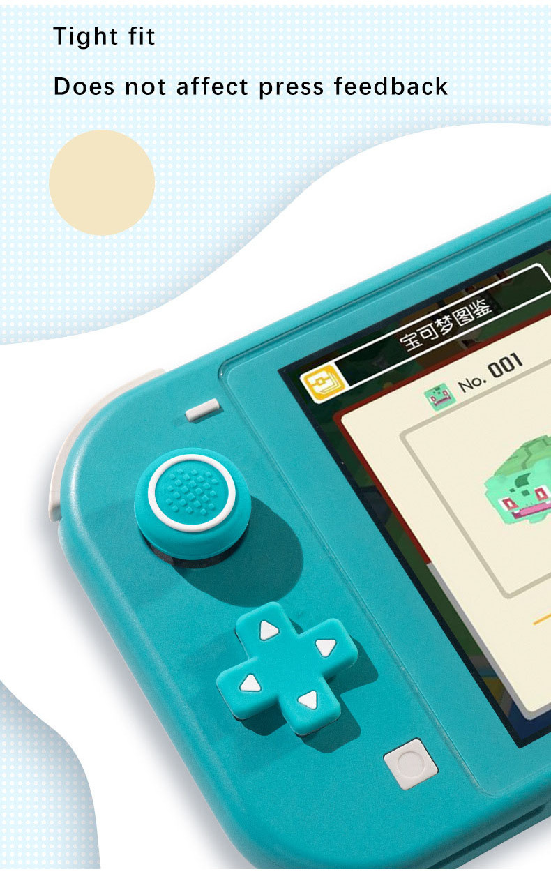 Silicone Keypad ABXY Rocker cap for Nintendo Switch Lite Joystick Cap ...