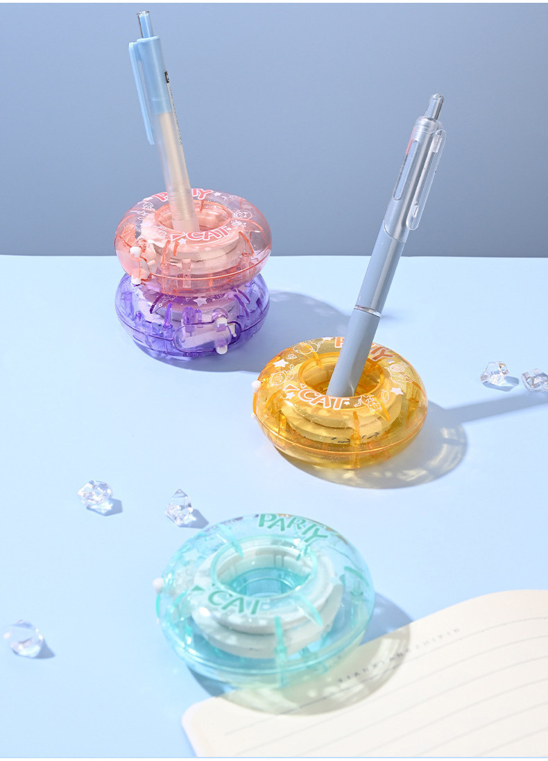 1Pc Simple Donut Correction Belt, 6M Long Transparent Correction Belt ...