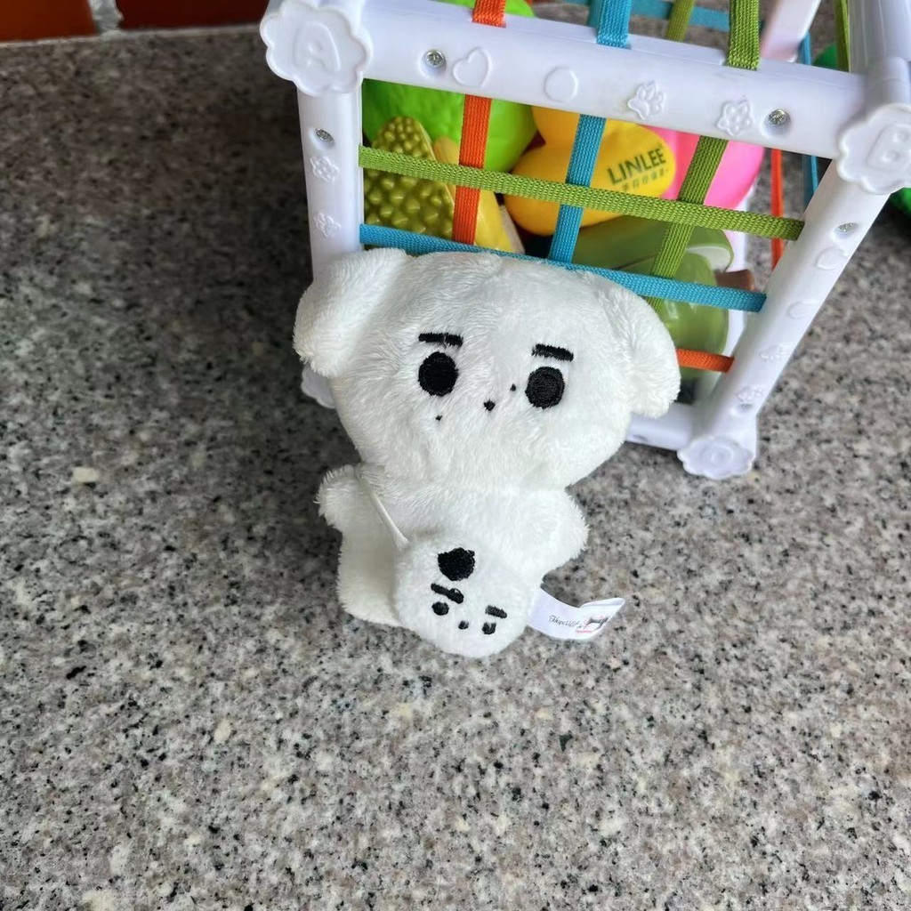 Kpop Idol SUNGHOON Plush Doll Enhypen Stuffed White Dog with Bag ...