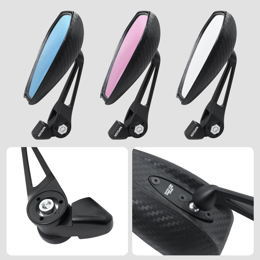 Motorcycle Side Mirror Anti-glare Adjustable Blue Lens Made IN Thailand ...