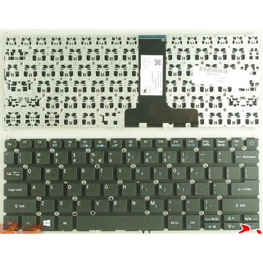 For Aspire ES1-132 ES1-132-C37M C9N8 laptop keyboard | Shopee Philippines