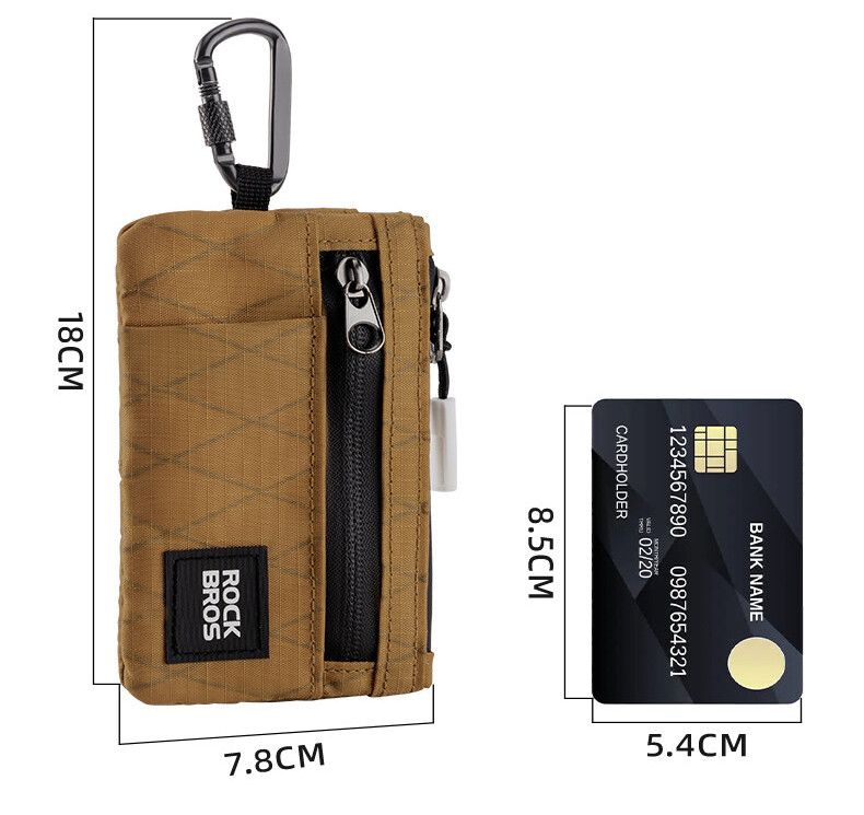 【PH Delivery】ROCKBROS Multi-functional Card Bag Portable Compact ...