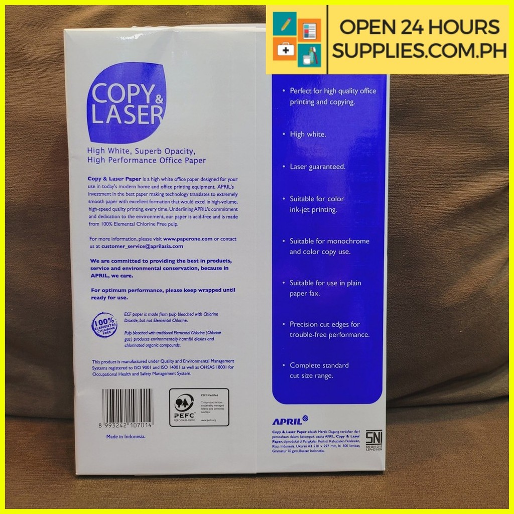 ↂ ⚽ Copy & Laser Bond Paper 70 Gsm Sizes Short, A4, Long, A3 | Shopee ...