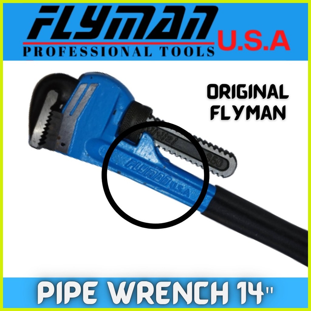 Capulong Street Flyman Pipe Wrench 14" Pipe Spanner Stillson Wrench ...