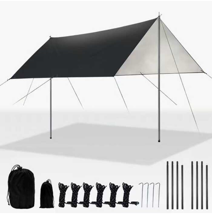 Suporta Gamit/Walang Rod Waterproof 10Ft X 10Ft Camping Tarp Hammock ...