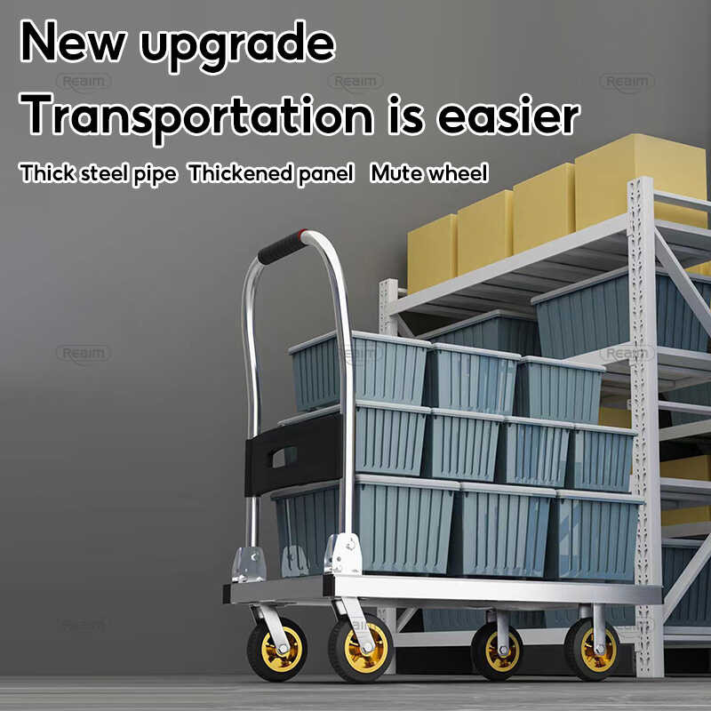 % Stale Hand % Truck Trolley Foldable Push Cart Heavy Duty Cartilla ...