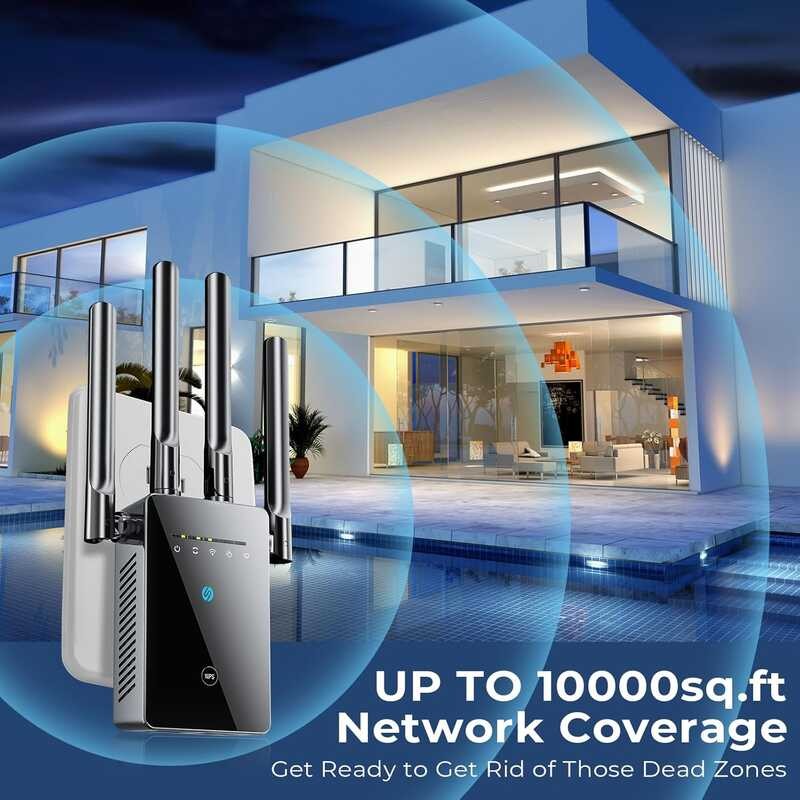 Extendtecc Signal 2024 Booster, Long Range Internet Extender Booster ...