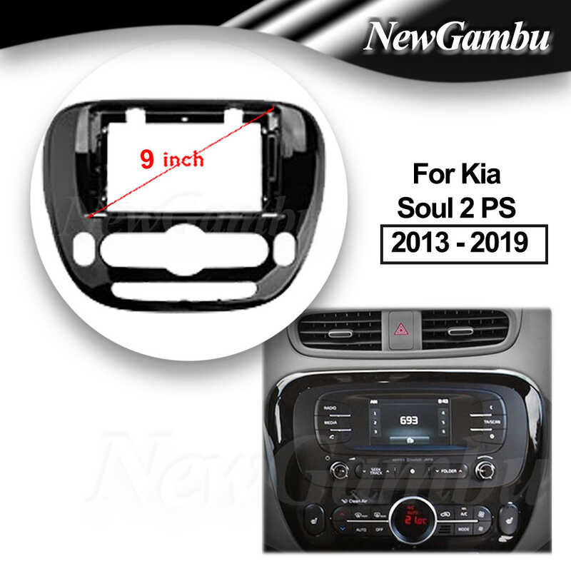 Car 9 Inch Radio FIT For Kia Soul 2 PS 2013 - 2019 DVD GPS Mp5 ABS PC ...
