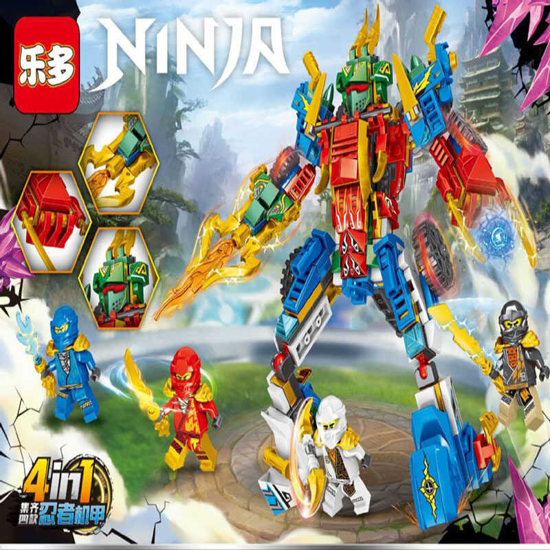 LY 4 NA Uri Ng NinJA Motor Motor Model FigureS Building Bloc NinJAgo ...