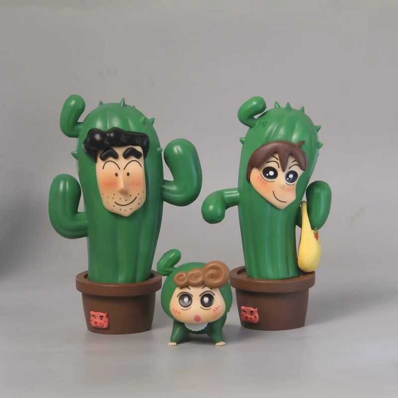 7 Crayon Shin Chan Cactus Shin Chan Family Photo Guangzhi Meiya Little ...