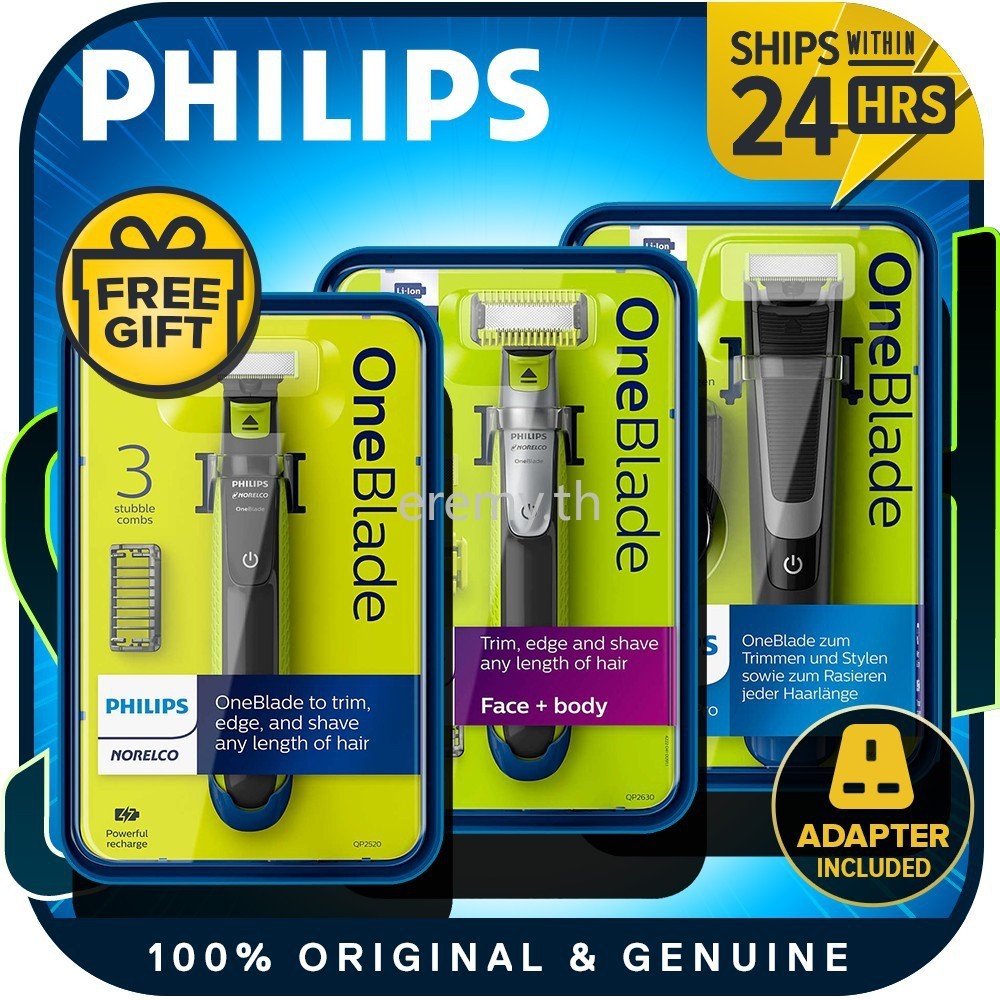 Philips QP2520/QP2630 OneBlade Electric Shaver Rechargeable Half ...