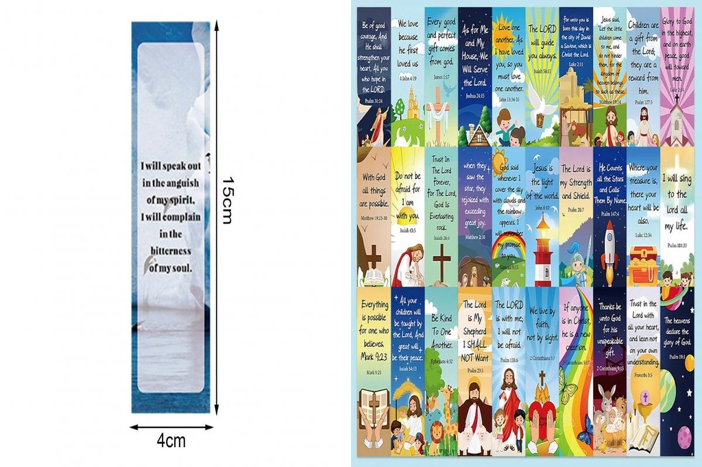 Design Bookmarks Scripture Bookmarks Christian Bible Verse Bookmarks ...